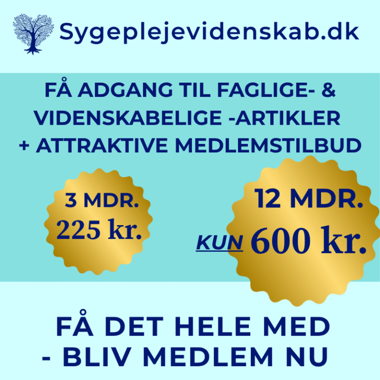 Sygeplejevidenskab.dk – Fag, Disciplin & Fagkundskab