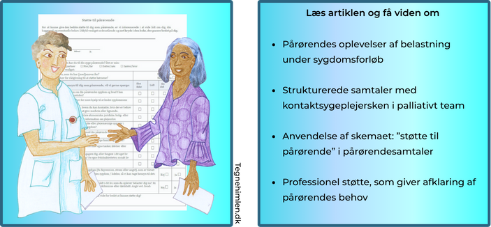 Strukturerede samtaler med pårørende i specialiseret palliation ...